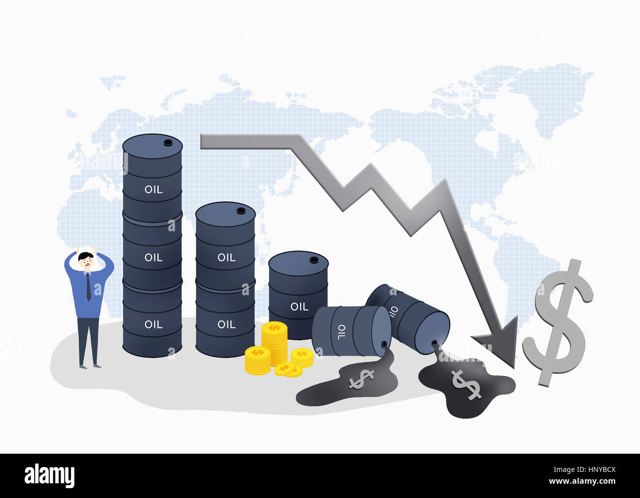 Failure of global business Stock Photo - Alamy