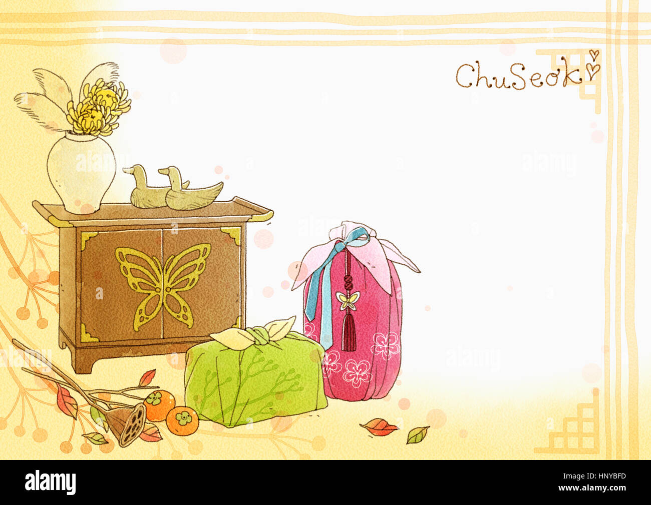 Background of Chuseok Stock Photo - Alamy