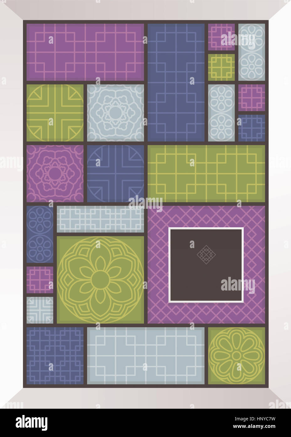 Traditional Korean patterns Stock Photo - Alamy