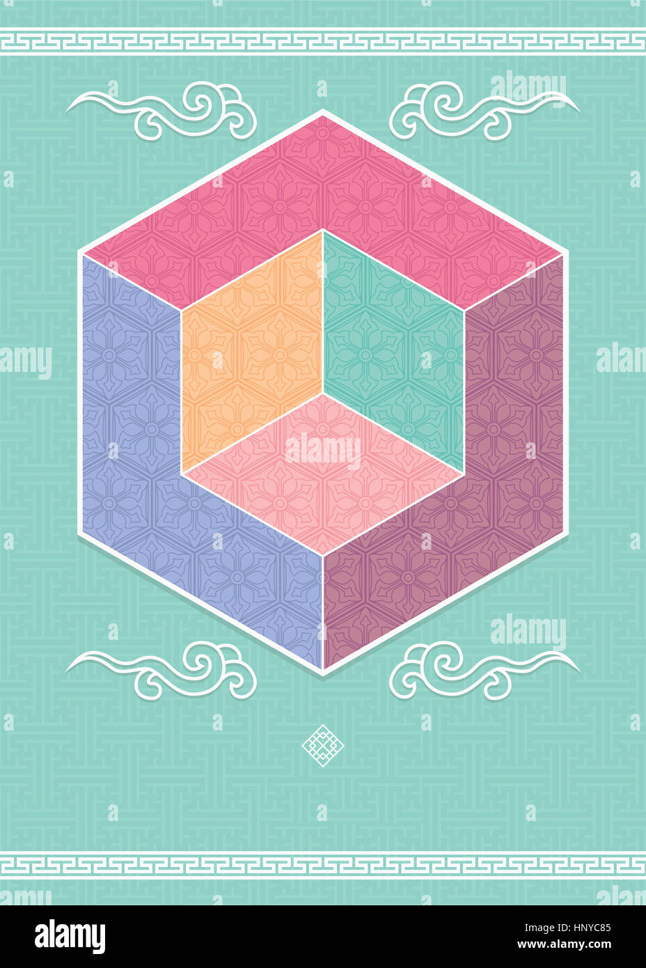 Traditional Korean patterns Stock Photo - Alamy