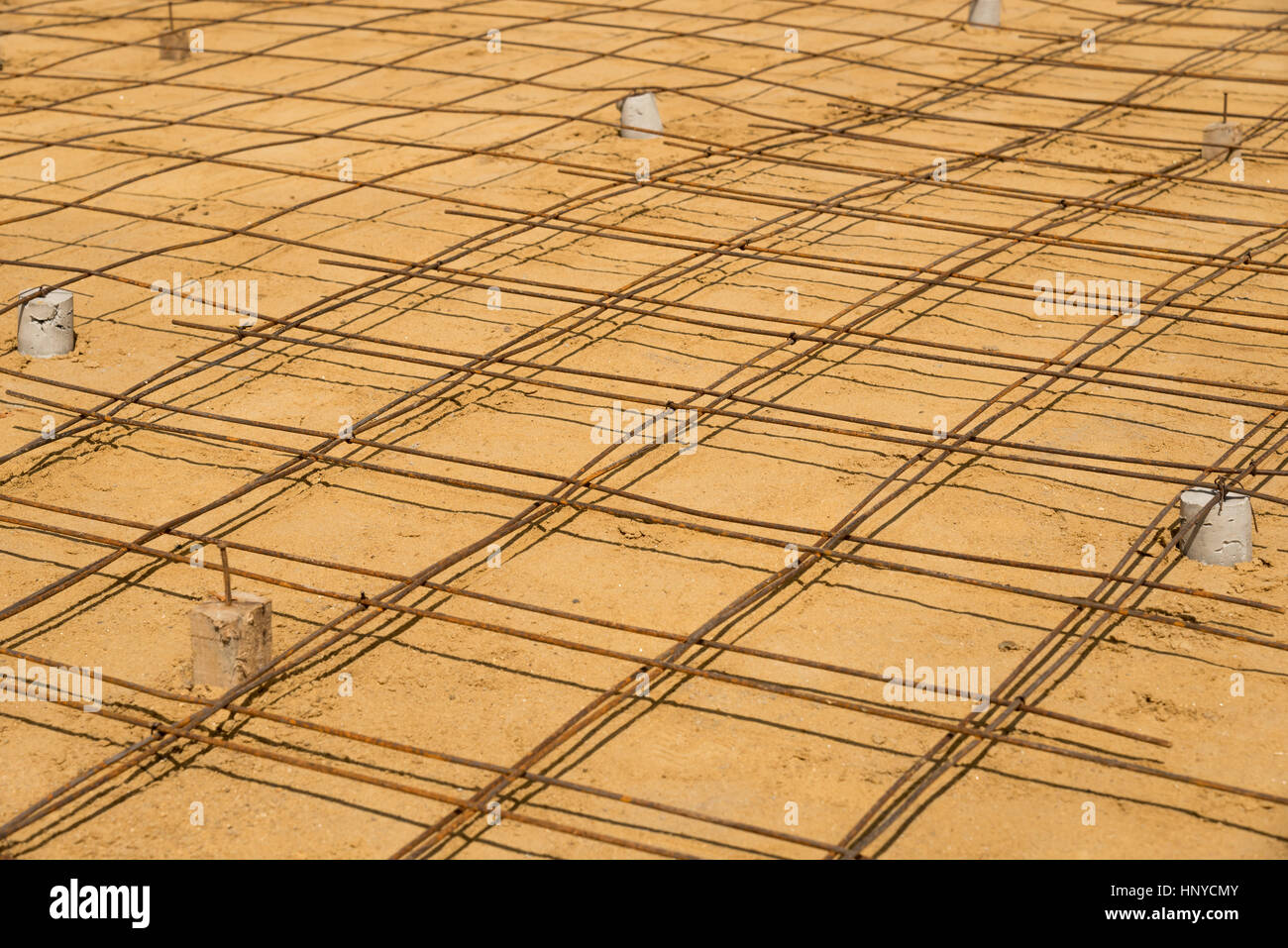 Steel wire mesh concrete floor hi-res stock photography and images - Alamy