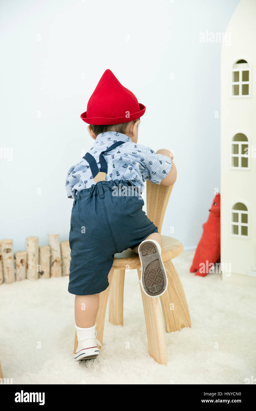 Back of baby boy Stock Photo - Alamy
