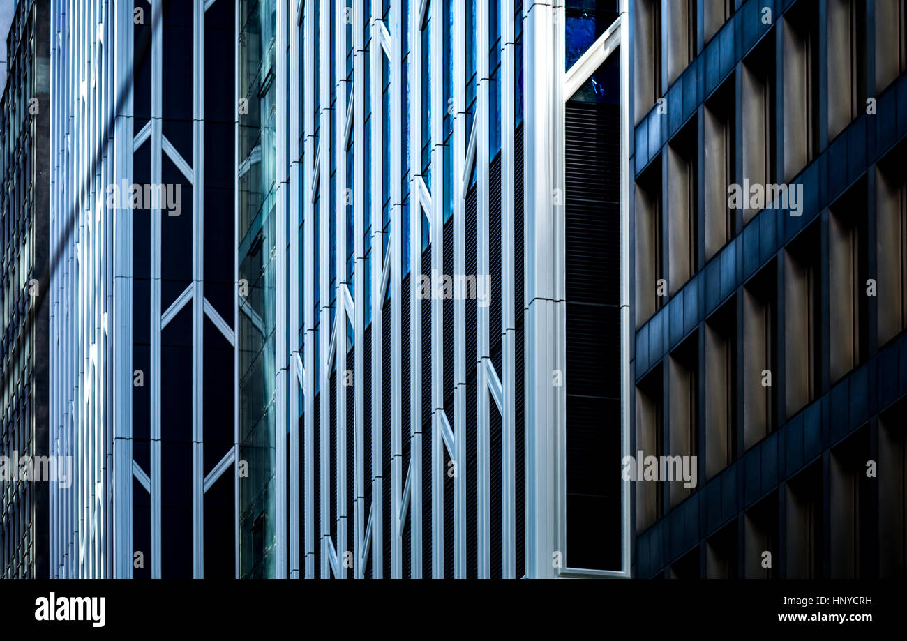 Windows of commercial building in Hong Kong Stock Photo - Alamy