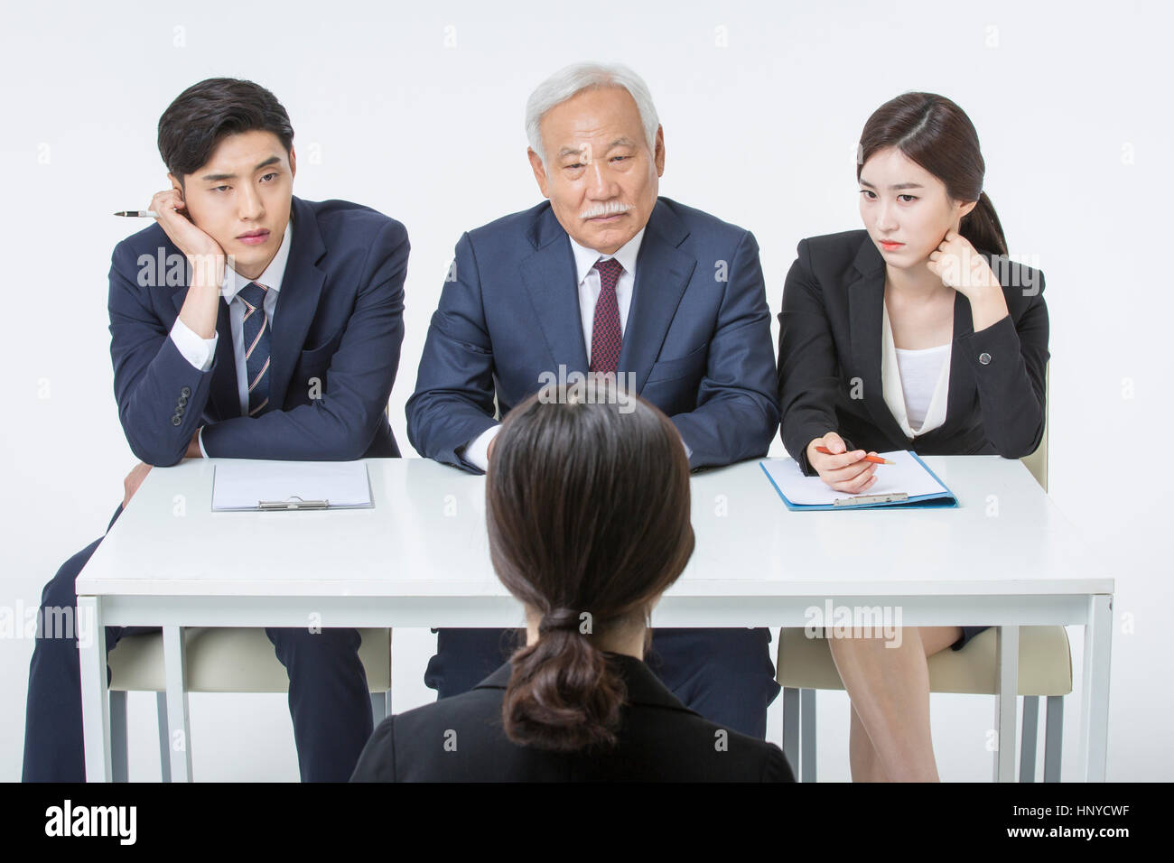 Interview teenager adult hi-res stock photography and images - Alamy