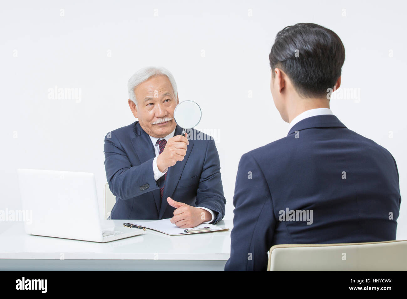 Interview job senior hi-res stock photography and images - Alamy