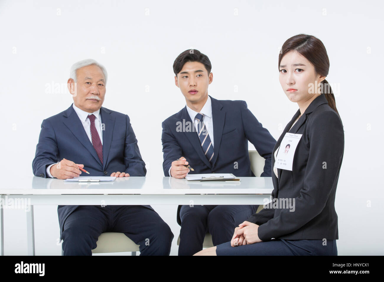 Interview teenager adult hi-res stock photography and images - Alamy