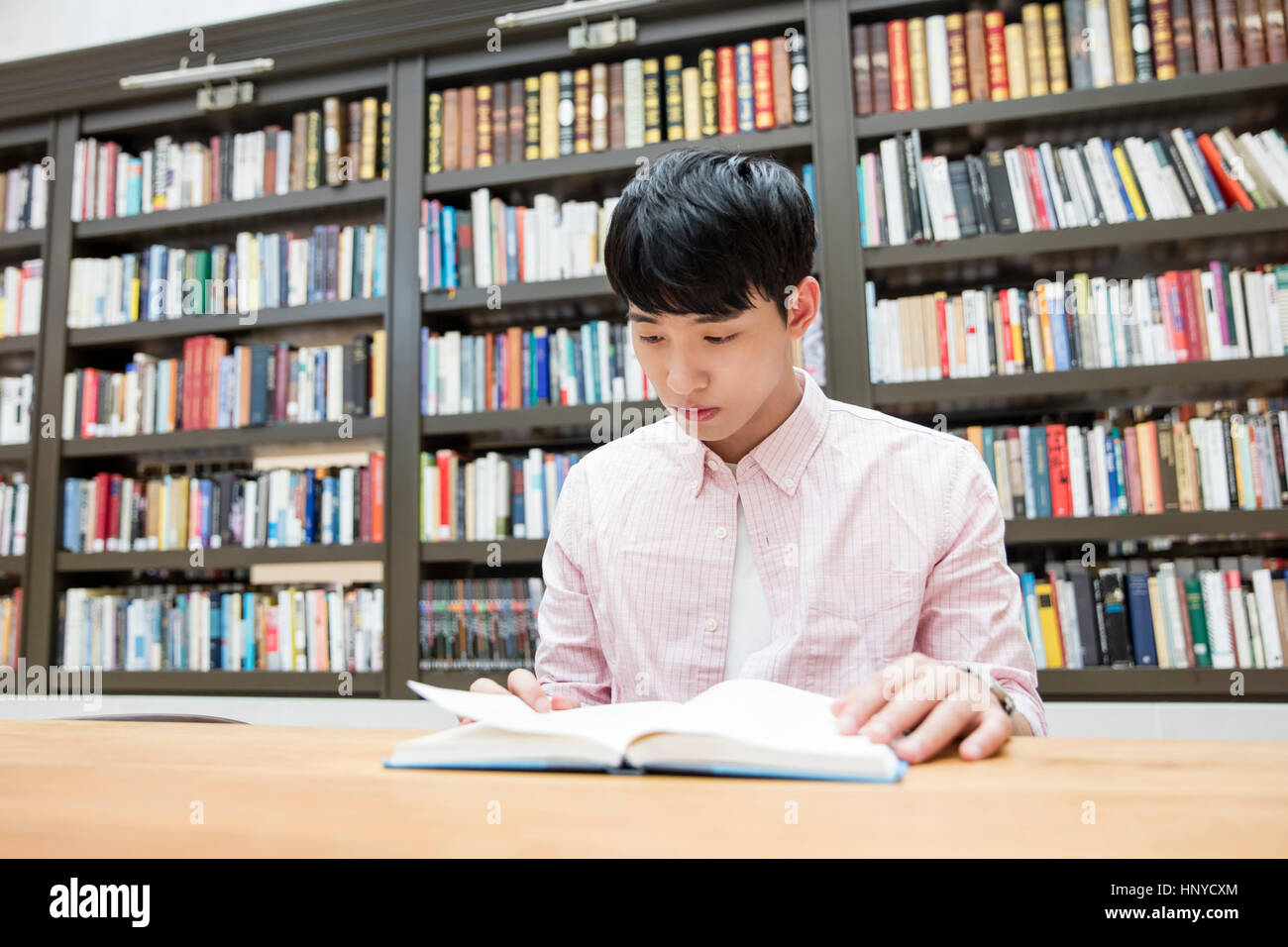 Adult male reading book hi-res stock photography and images - Alamy