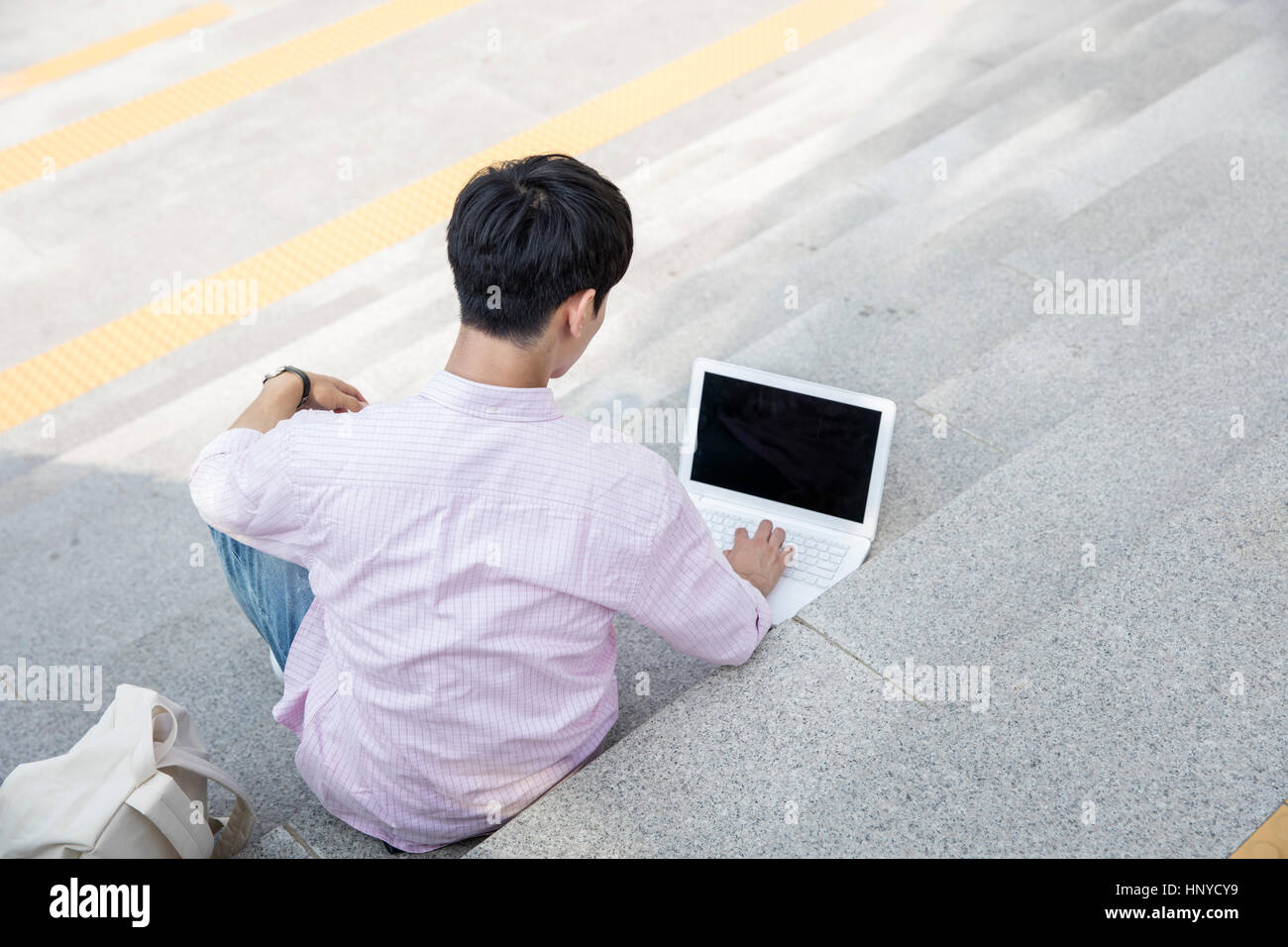 Student back view hi-res stock photography and images - Alamy