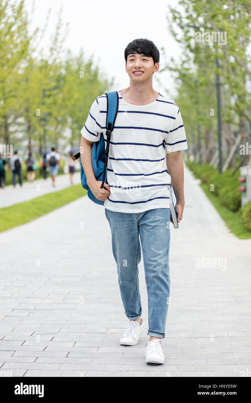 Male student university outdoors hi-res stock photography and images ...