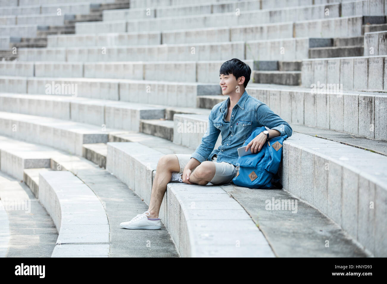 Male on stone hi-res stock photography and images - Alamy