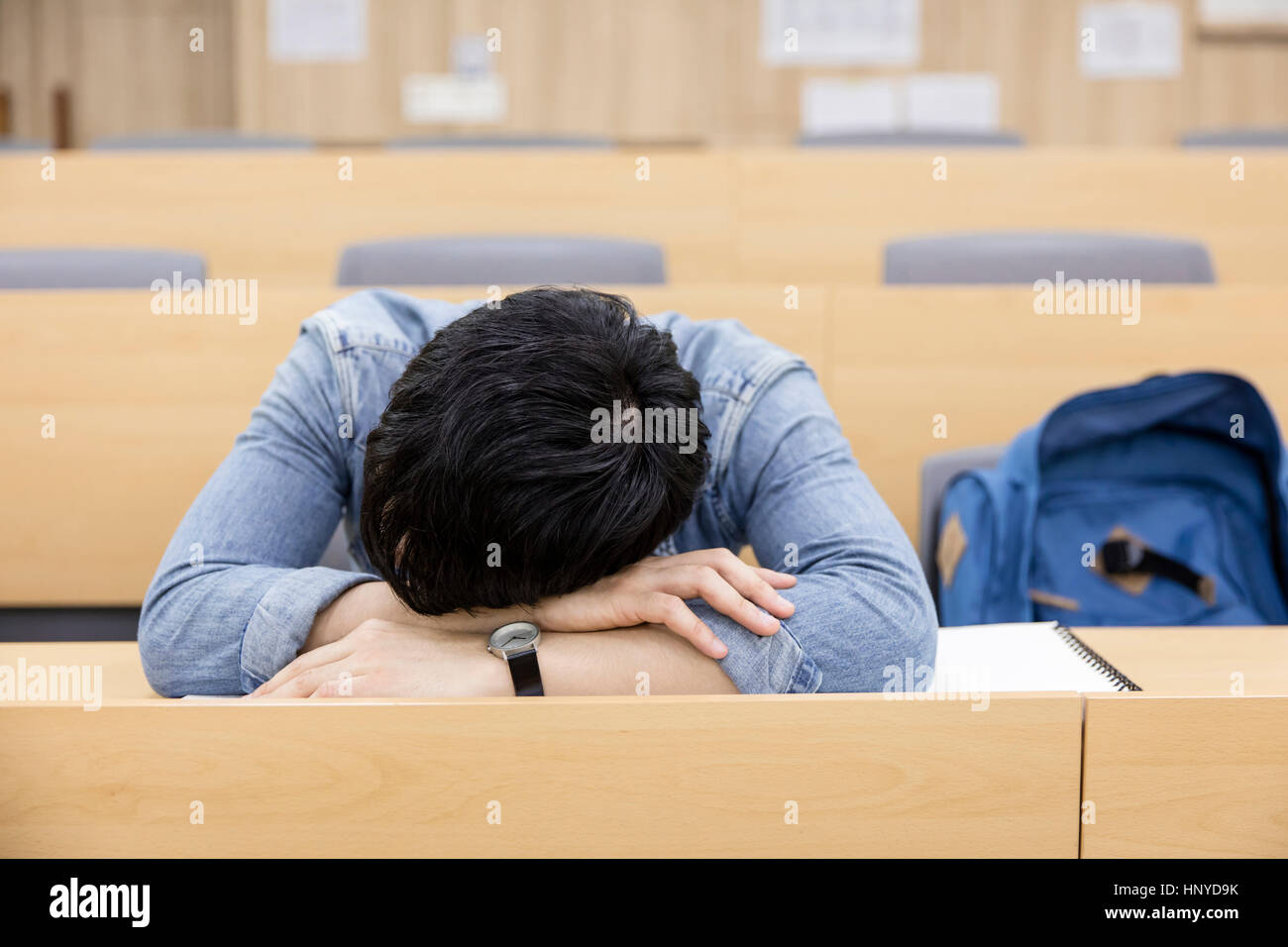 Tired male college student people hi-res stock photography and images ...