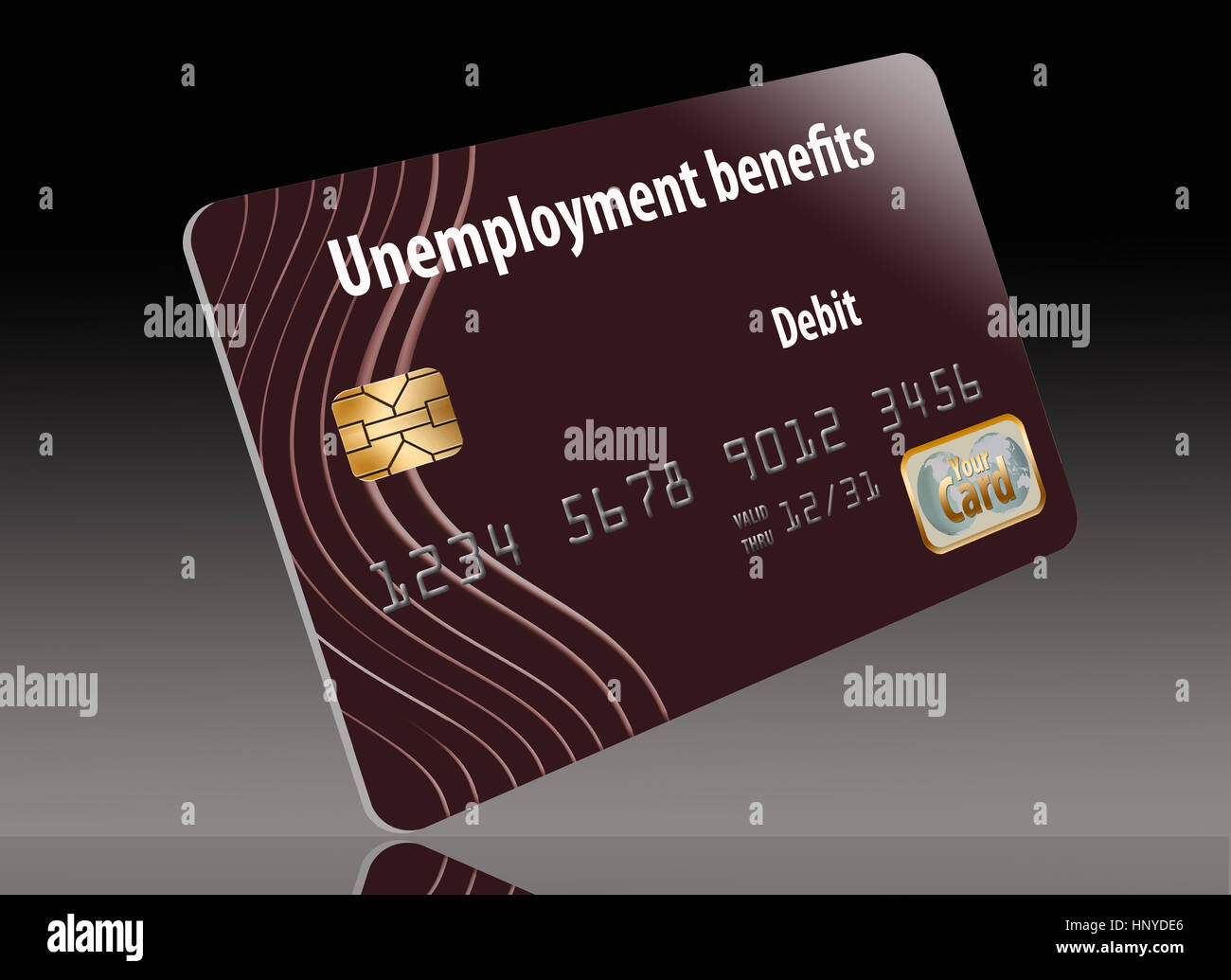 Unemployment debit card hi-res stock photography and images - Alamy