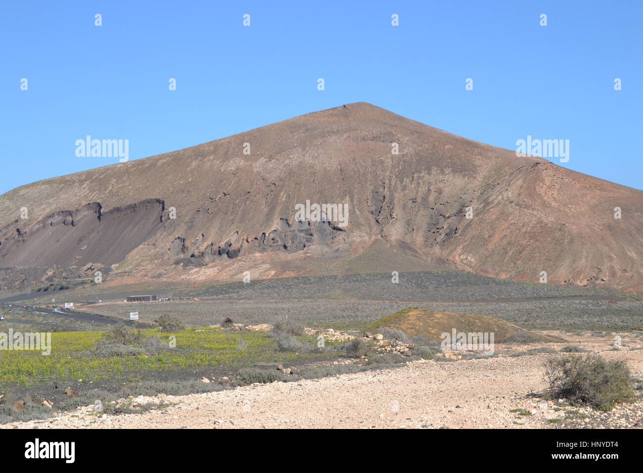 Lanzarote island has a volcanic origin. It was born through fiery ...