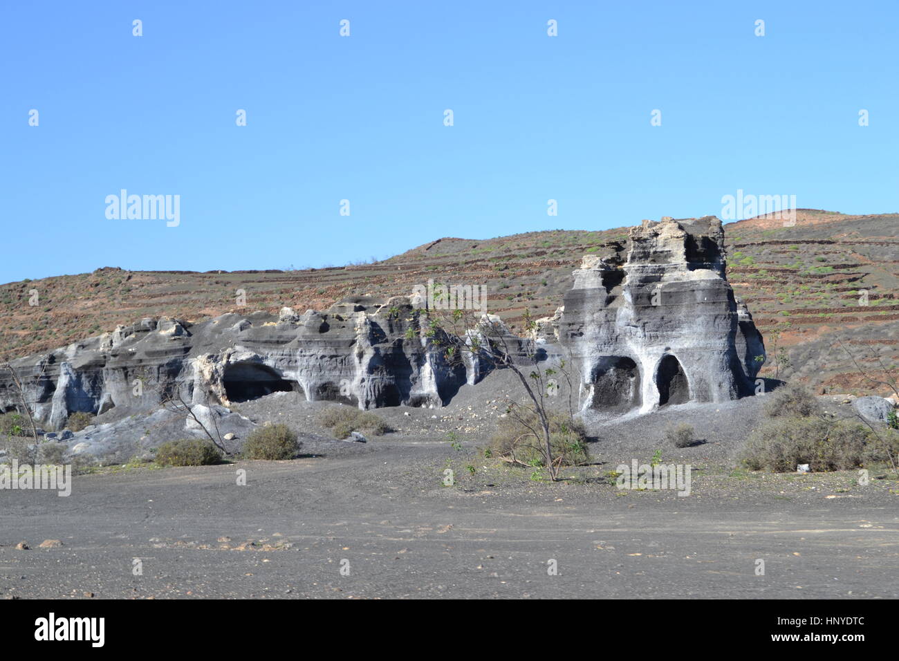 Lanzarote island has a volcanic origin. It was born through fiery ...