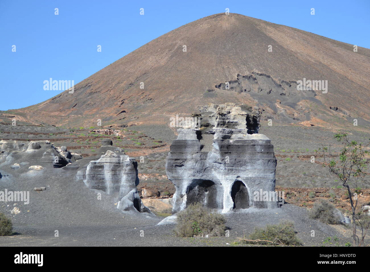 Lanzarote island has a volcanic origin. It was born through fiery ...