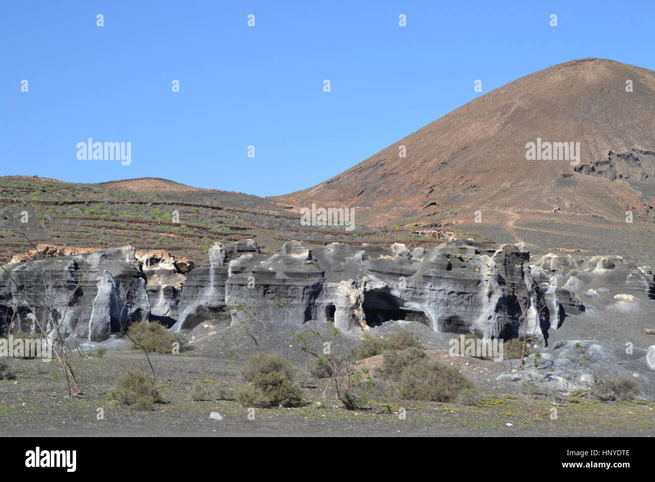 Lanzarote island has a volcanic origin. It was born through fiery ...