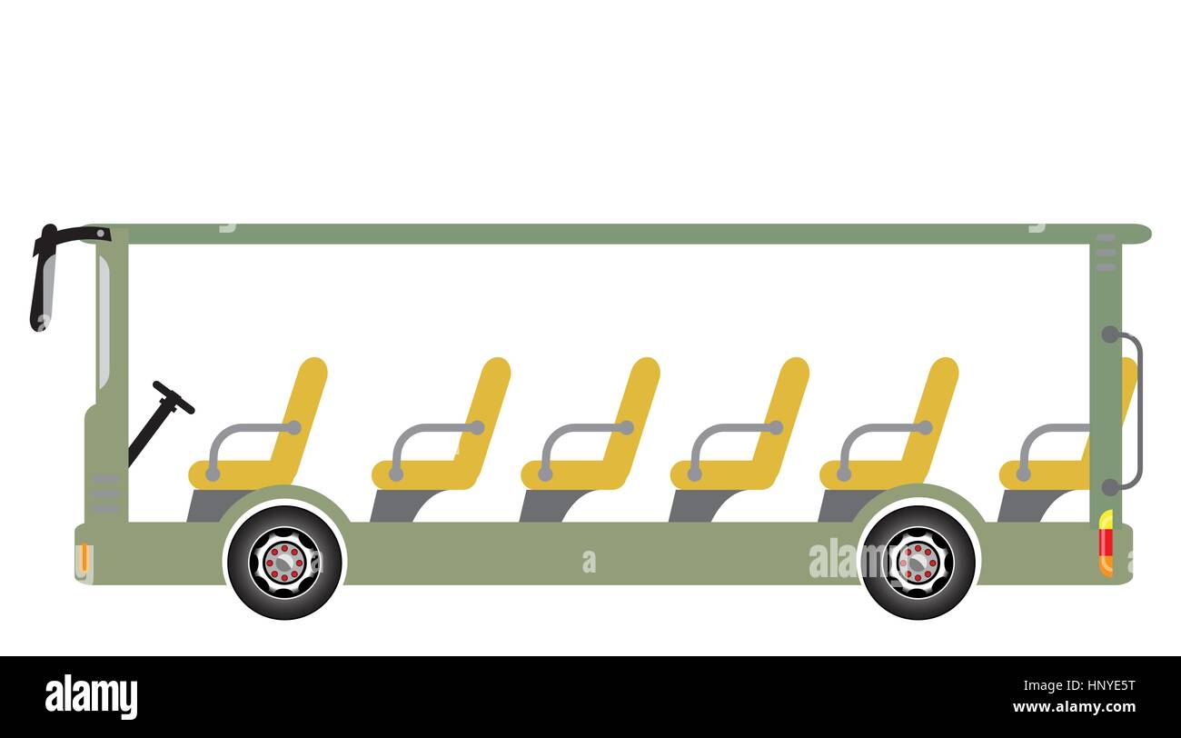 Open side vehicle Stock Vector Images - Alamy