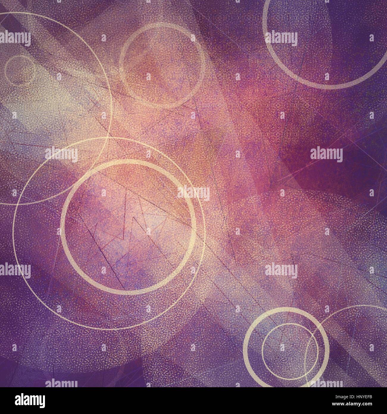 abstract purple background design, angles and circle shapes layered in ...