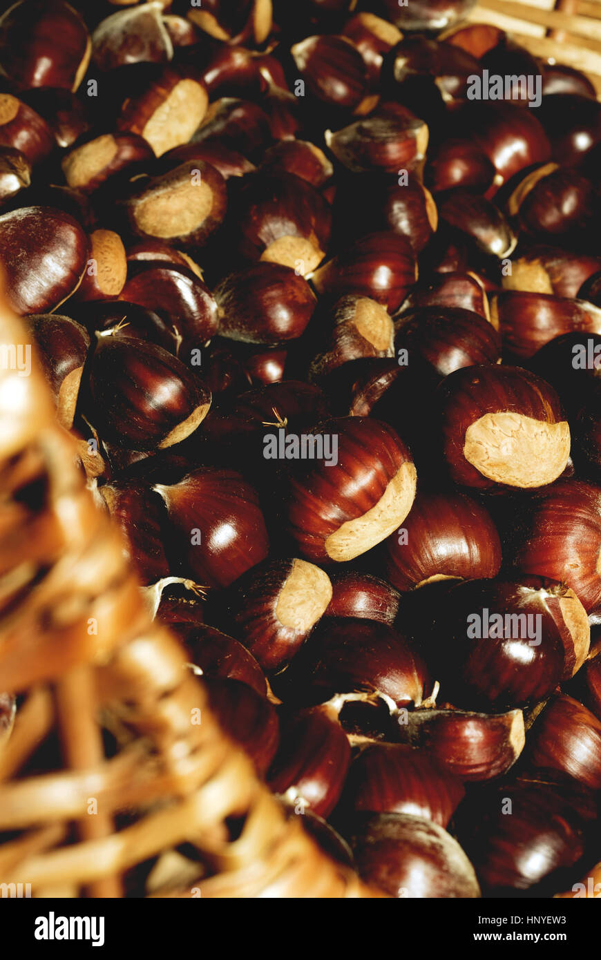 Chestnuts production hi-res stock photography and images - Alamy