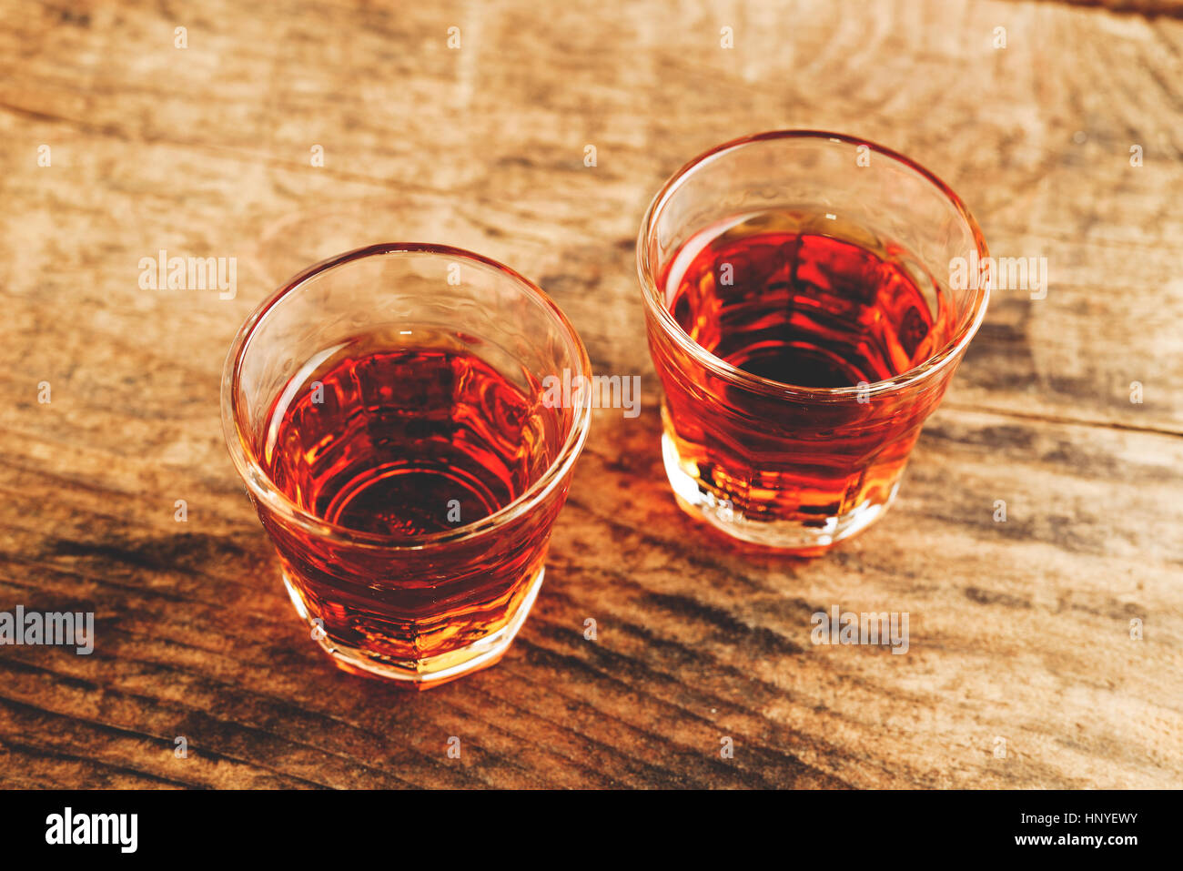 alcoholic shot - tilt shift selective focus effect photo Stock Photo ...