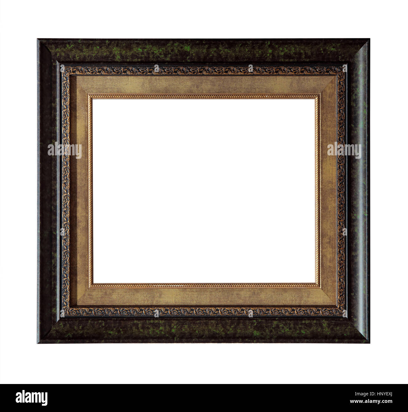 Retro picture photo frame isolated on white background Stock Photo - Alamy