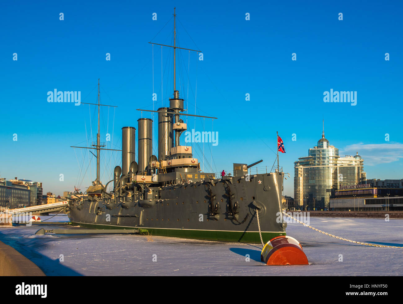Russian cruiser aurora hi-res stock photography and images - Alamy