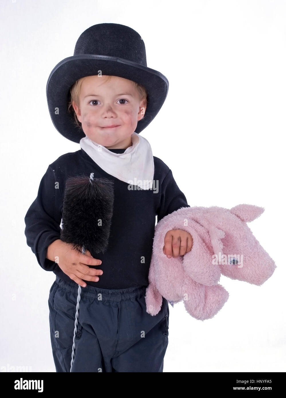 Model release , Kleiner Schornsteinfeger - little chimney sweep Stock ...