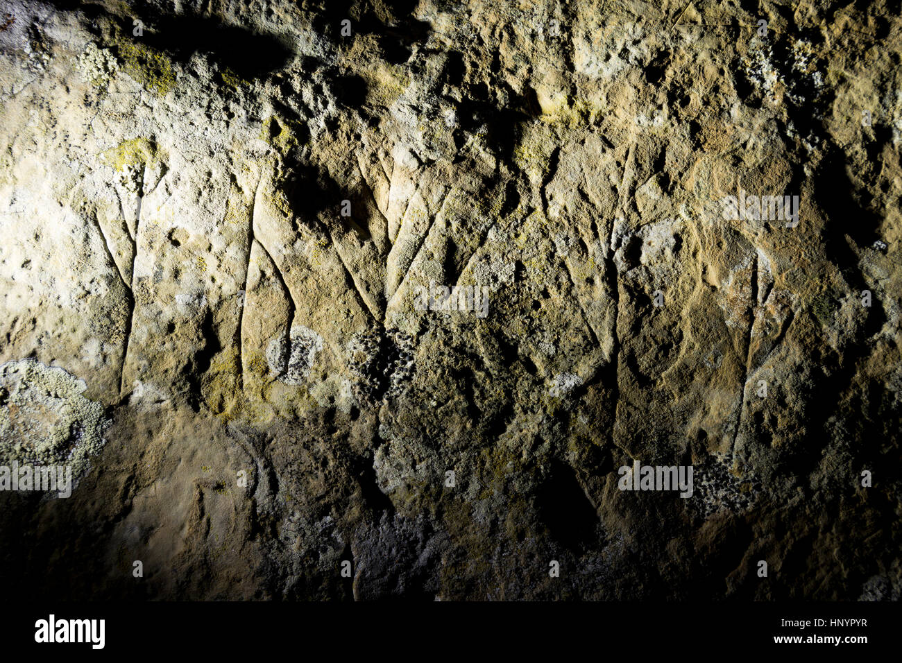 Runic inscriptions on Ring of Brodgar stone Stock Photo - Alamy