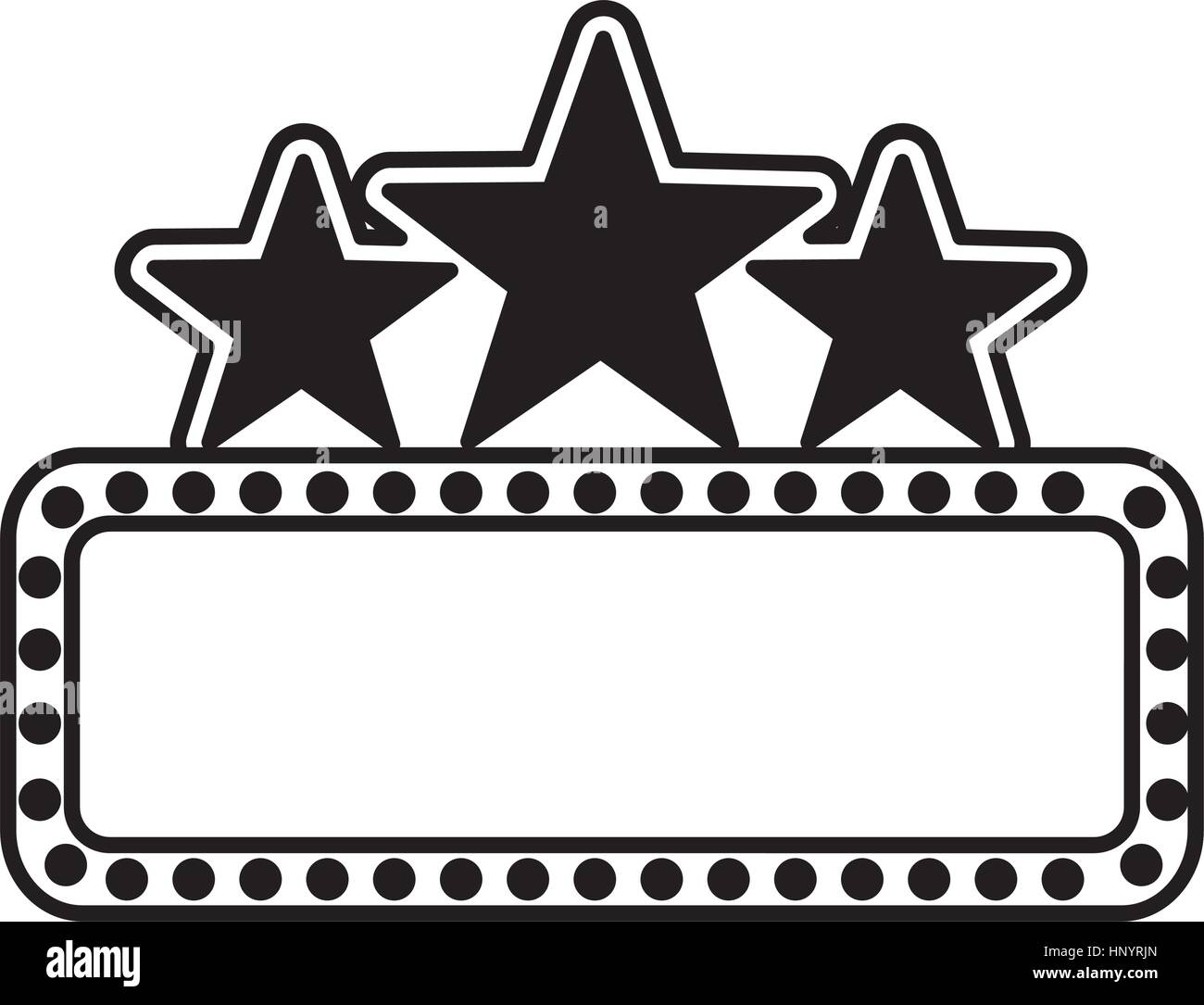 cinema lights label icon vector illustration design Stock Vector Image ...