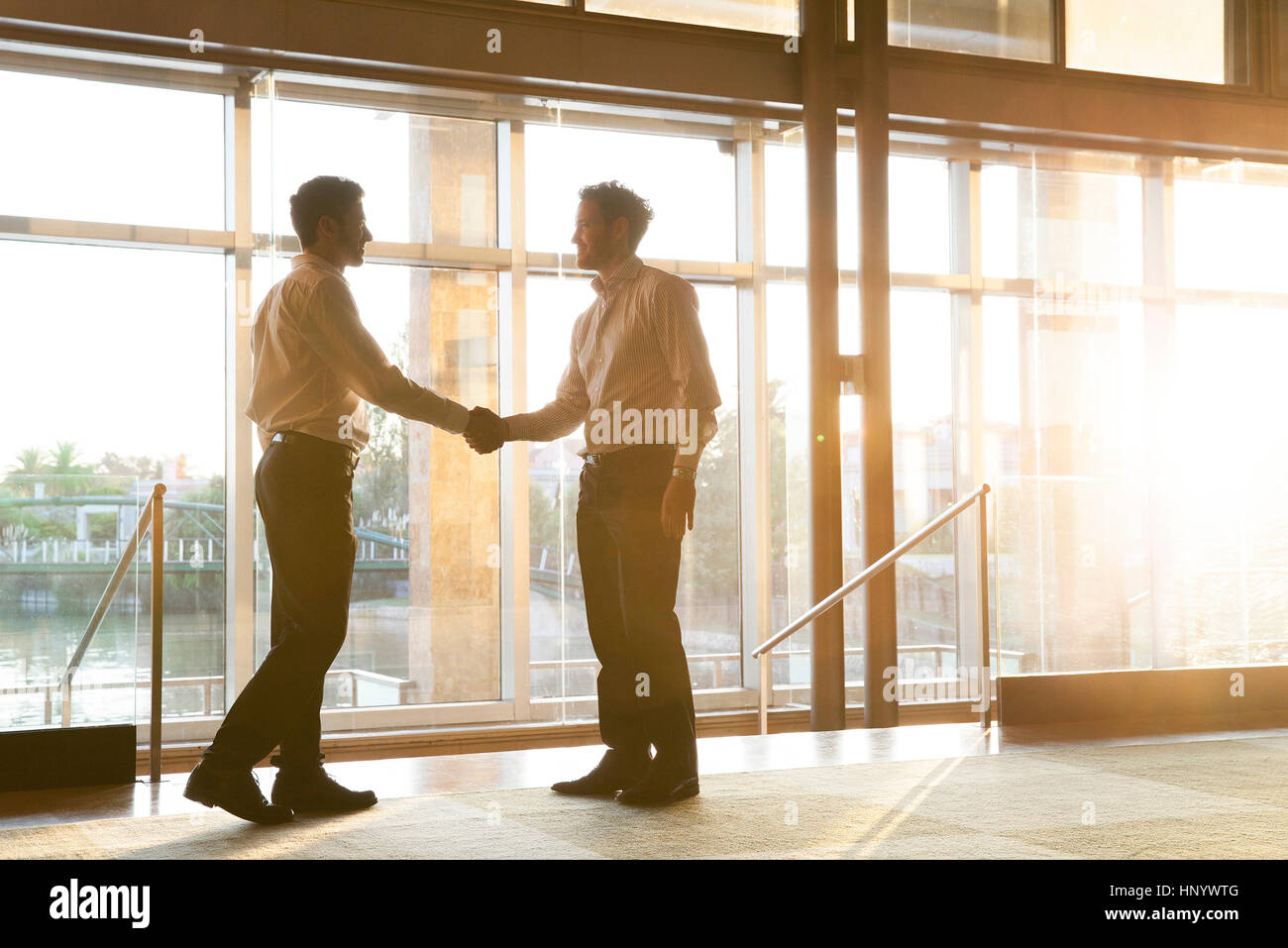Business men facing one another hi-res stock photography and images - Alamy