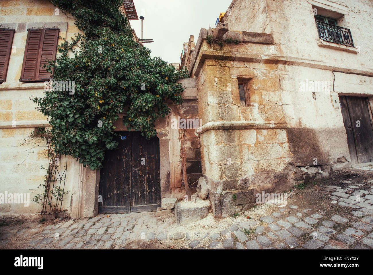 Old traditional Ottoman house in the background Stock Photo - Alamy