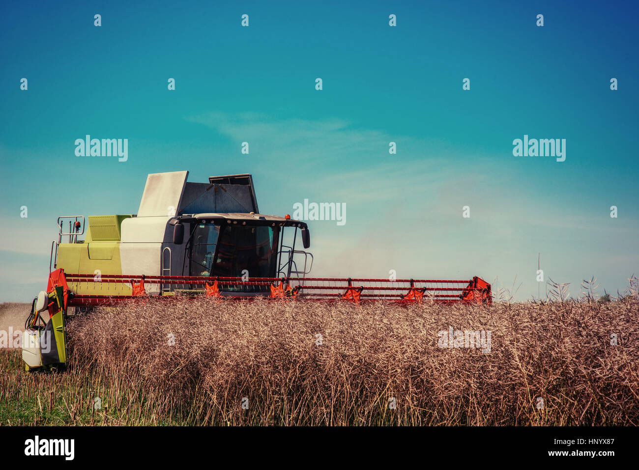 Grain Tank Combine Harvester High Resolution Stock Photography and ...