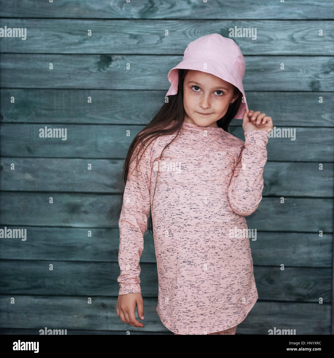 Cute girl posing for the camera. Ukraine. Europe Stock Photo - Alamy