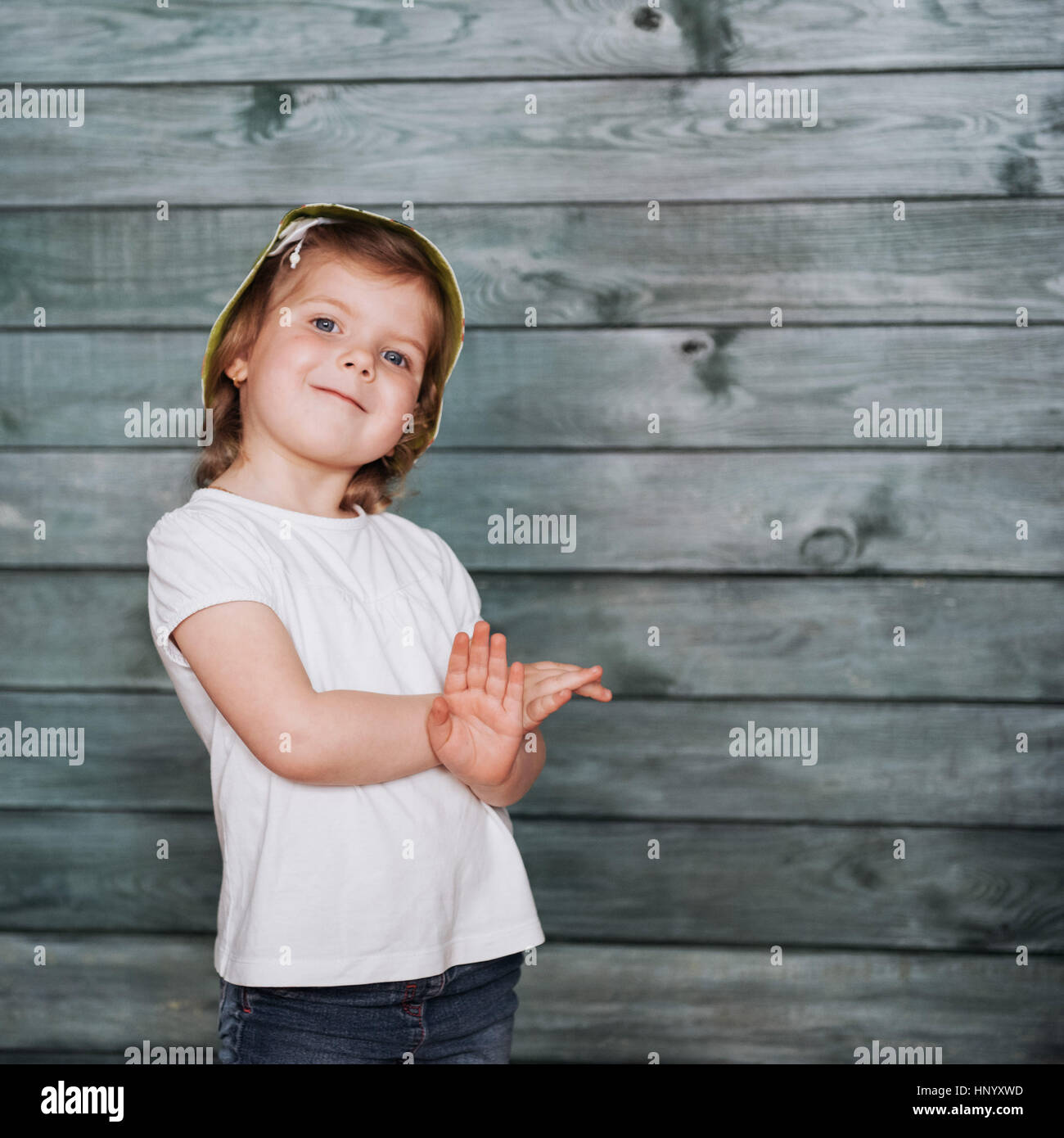 Cute girl posing for the camera. Ukraine. Europe Stock Photo - Alamy