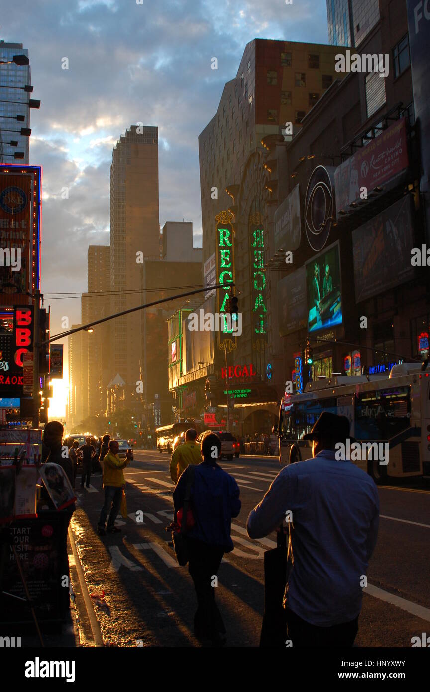 Manhattan Gold New York City Stock Photo - Alamy