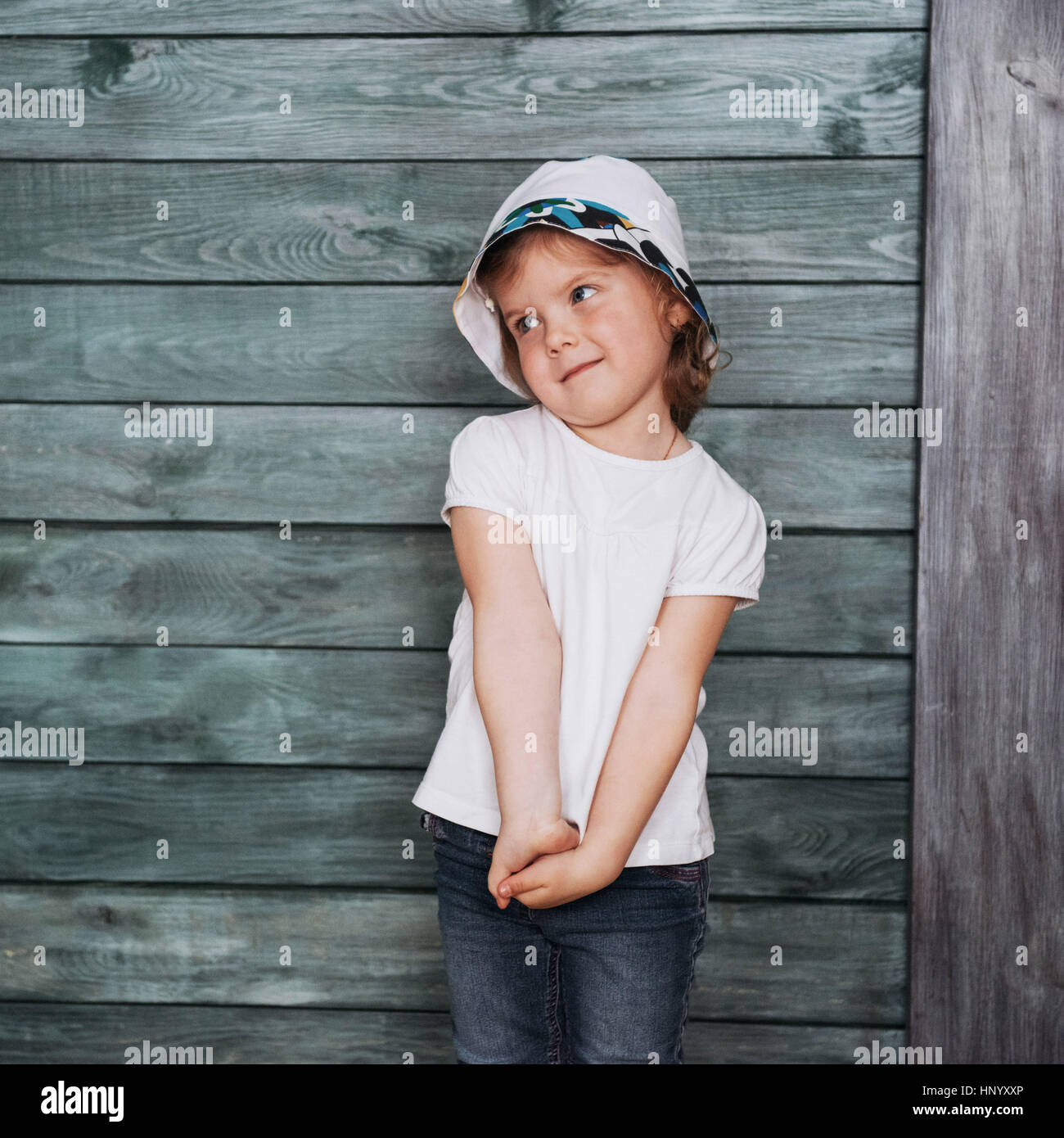Cute girl posing for the camera. Ukraine. Europe Stock Photo - Alamy