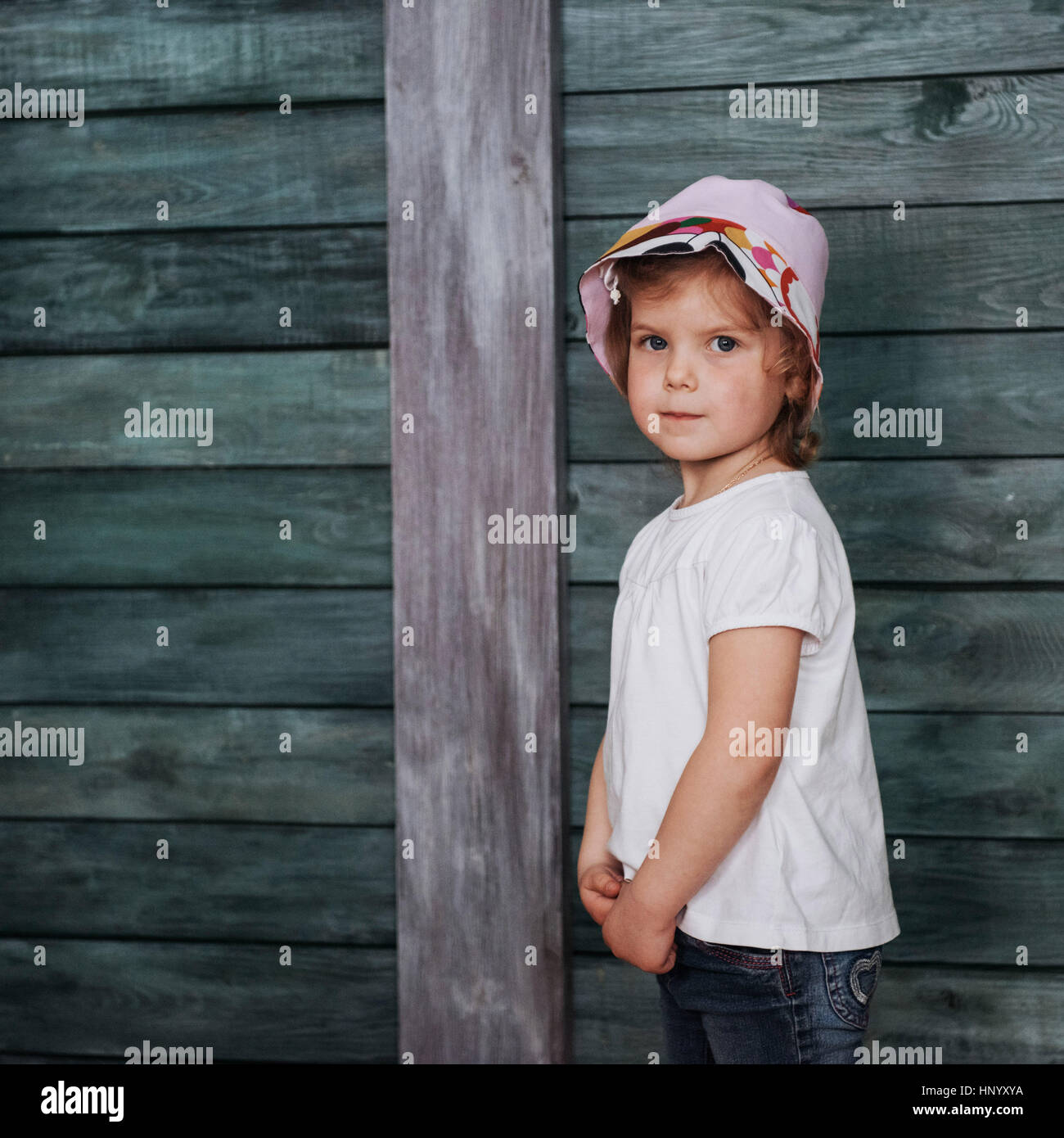 Cute girl posing for the camera. Ukraine. Europe Stock Photo - Alamy
