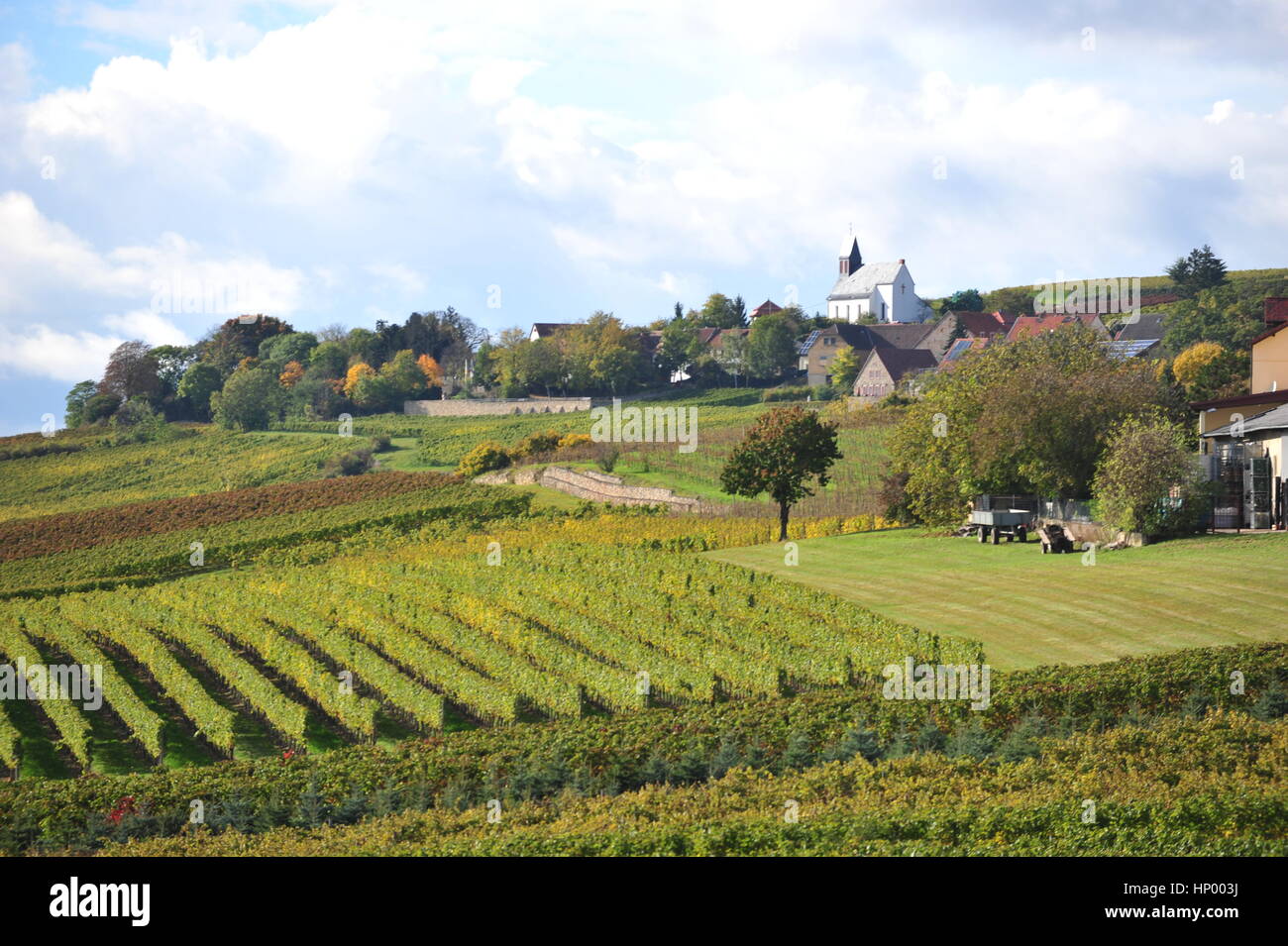 Zellertal, Germany - October 20, 2010 - Beautiful german town Zellertal ...