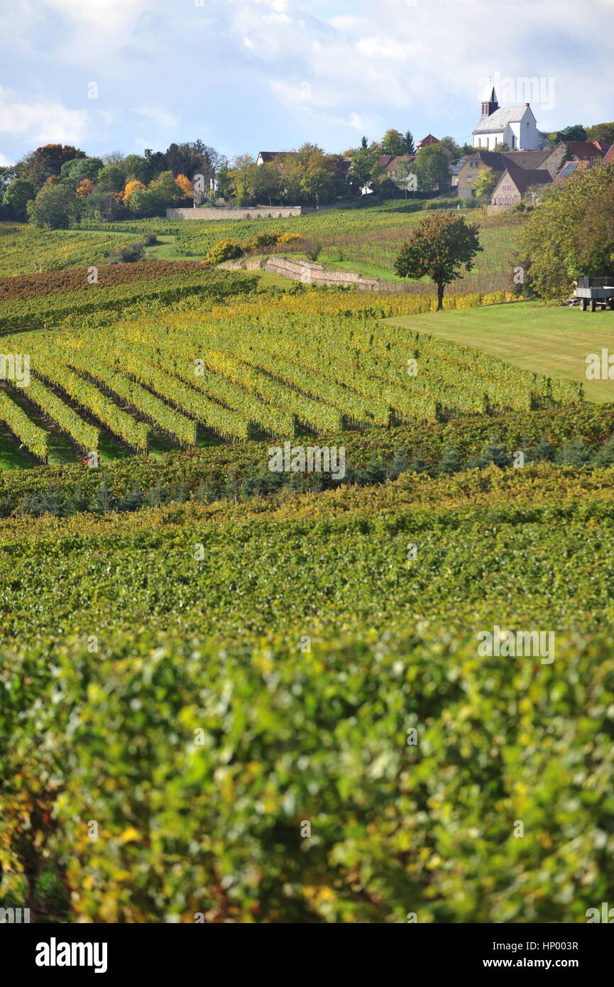 Zellertal, Germany - October 20, 2010 - Beautiful german town Zellertal ...