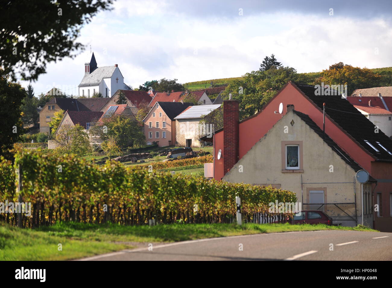 Zellertal, Germany - October 20, 2010 - Beautiful german town Zellertal ...