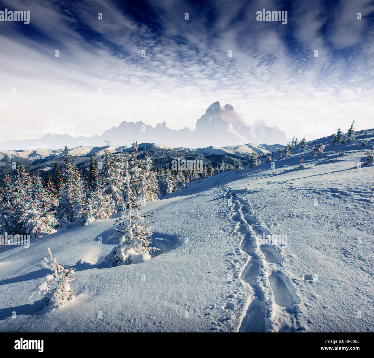 Rural scene with blizzard hi-res stock photography and images - Alamy