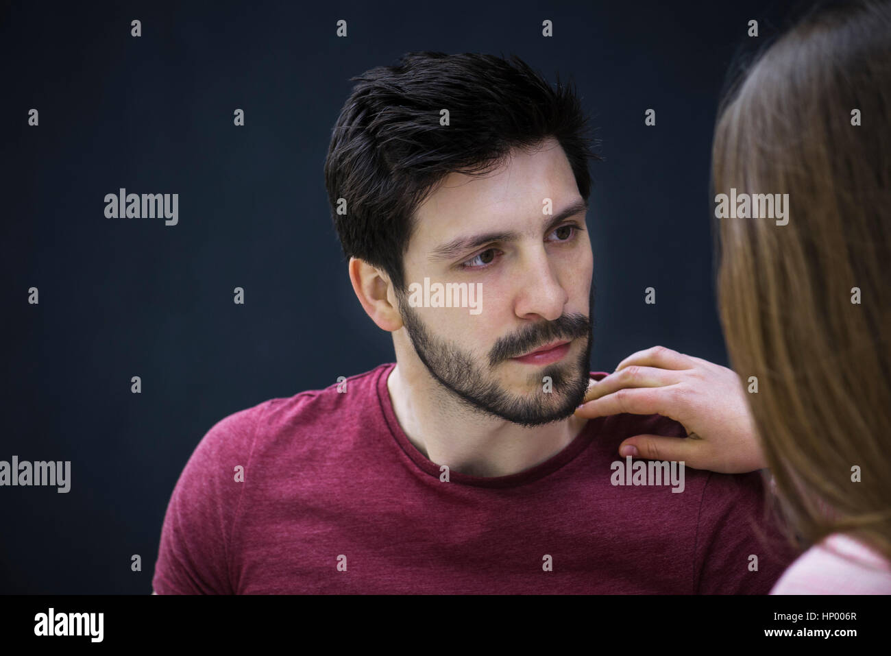 Two women serious conversation hi-res stock photography and images - Alamy