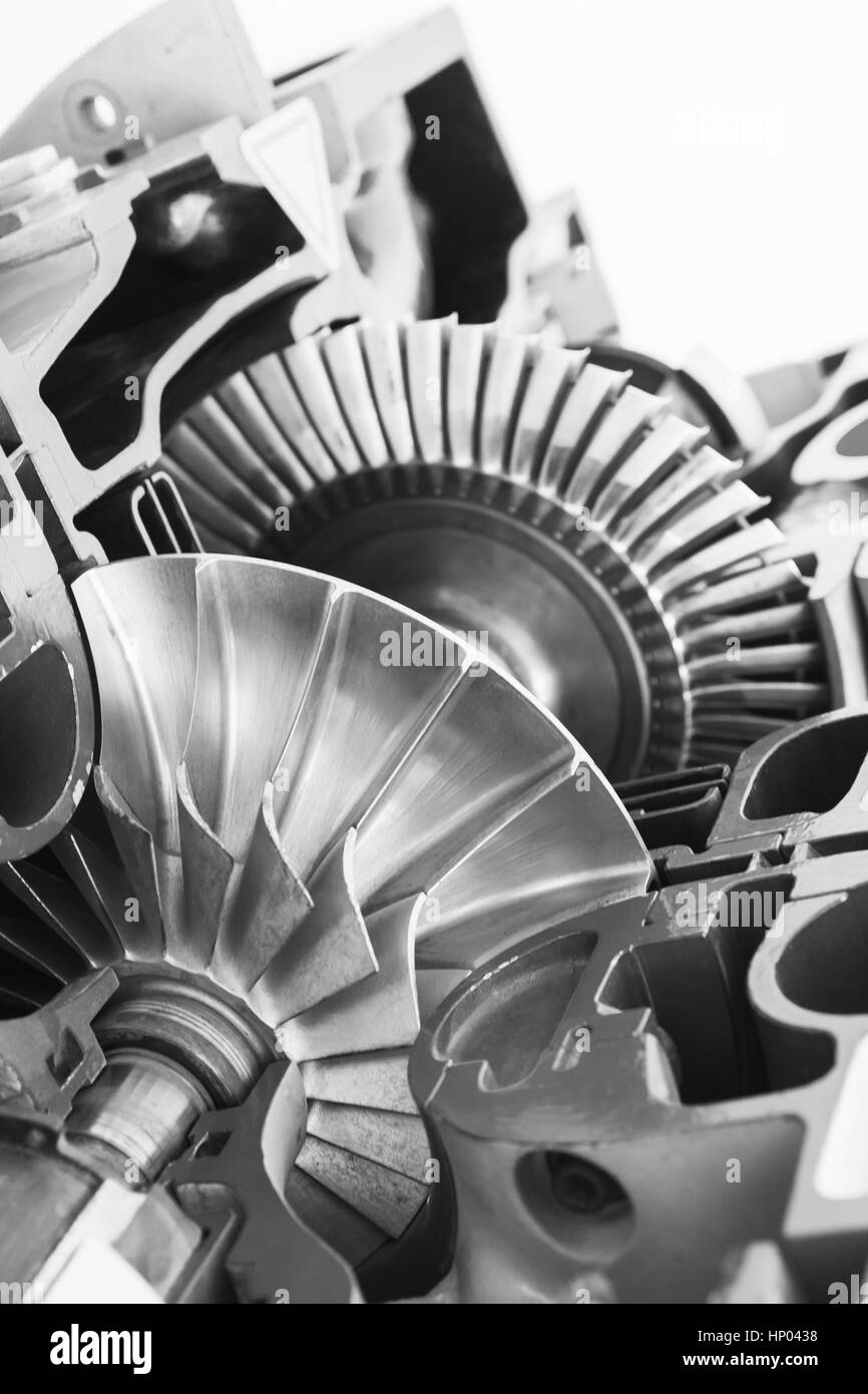 Turbocharger structure illustration cross section hi-res stock ...