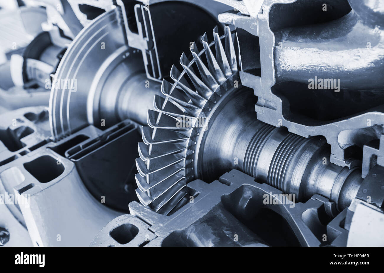 Turbocharger structure illustration cross section hi-res stock ...