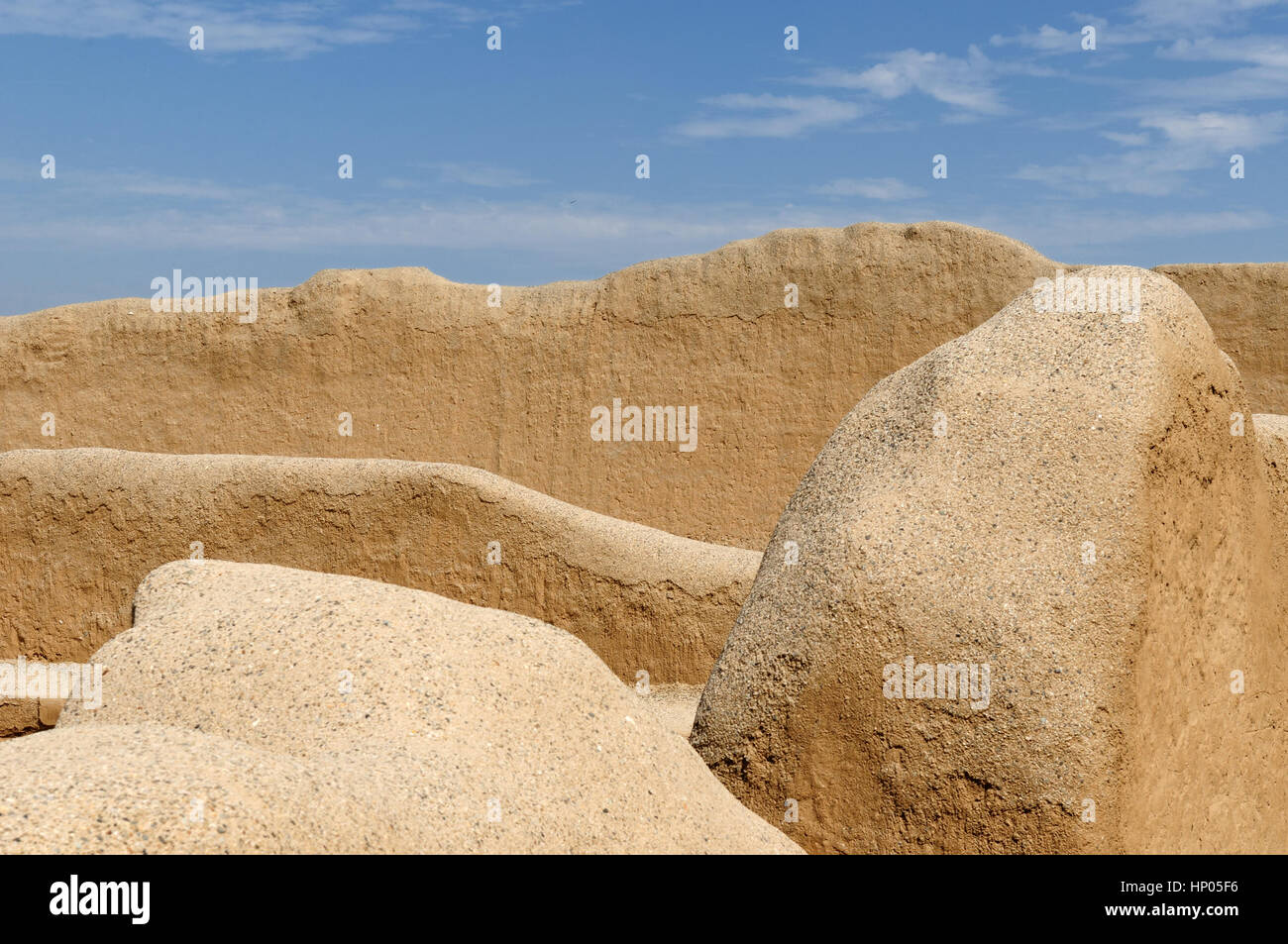 Peru, Chan Chan is the largest pre-Columbian city in the Americas and ...