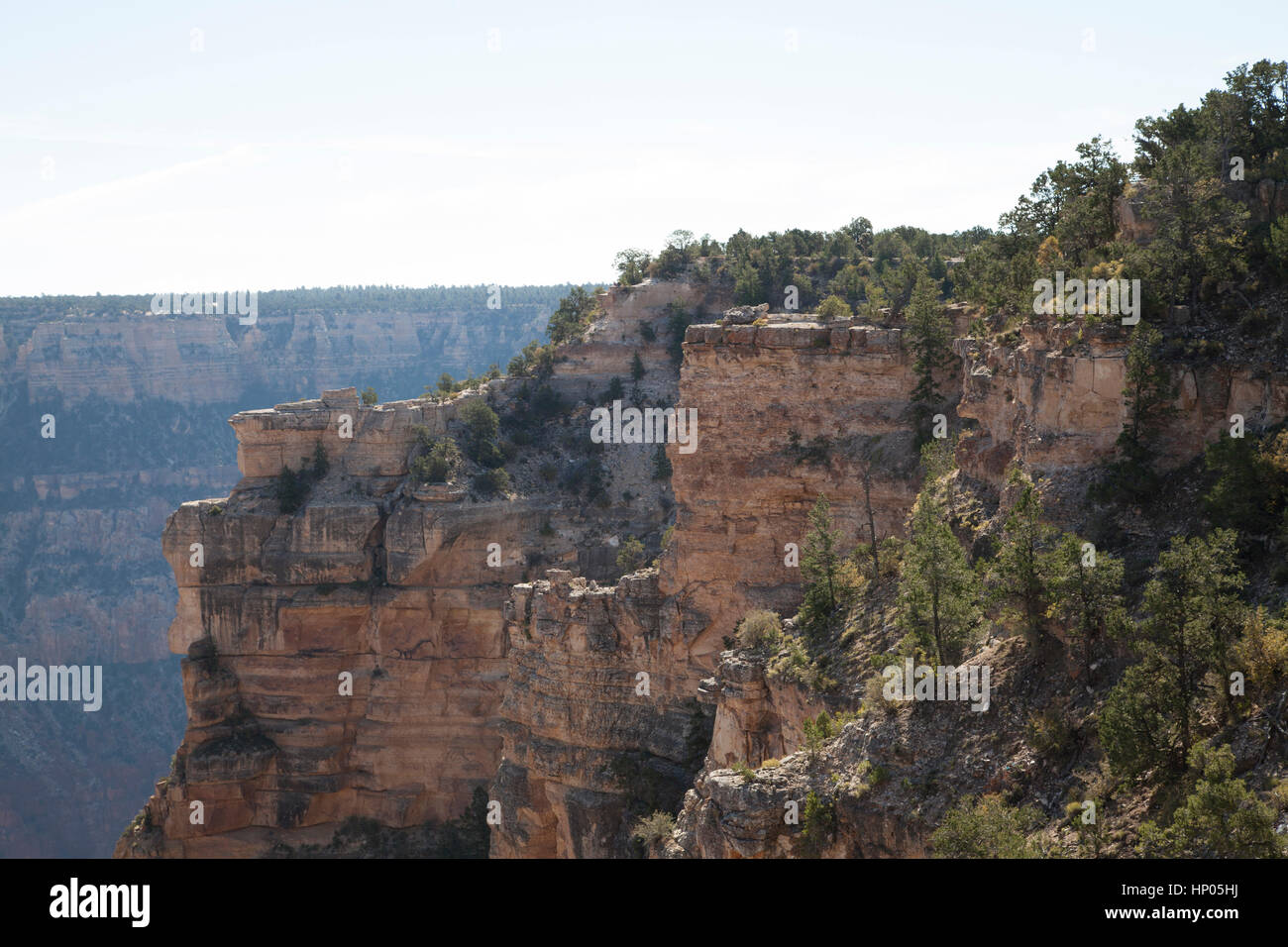 Mather Point of the South Rim of the Grand Canyon Stock Photo - Alamy