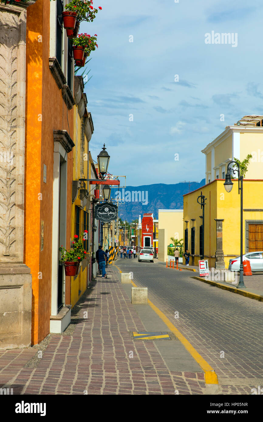 Stock Photo - Tequila stores in the town of Tequila, Jalisco, Mexico ...