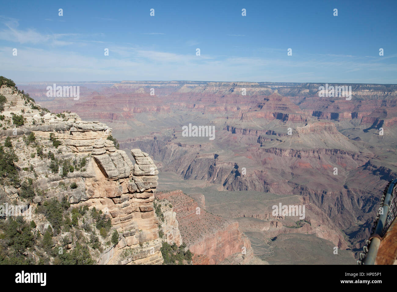 Mather Point of the South Rim of the Grand Canyon Stock Photo - Alamy