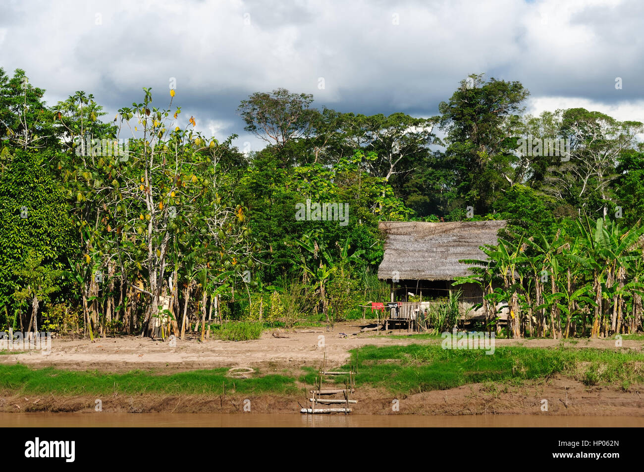 Peru, Peruvian Amazonas landscape. The photo present typical indian ...