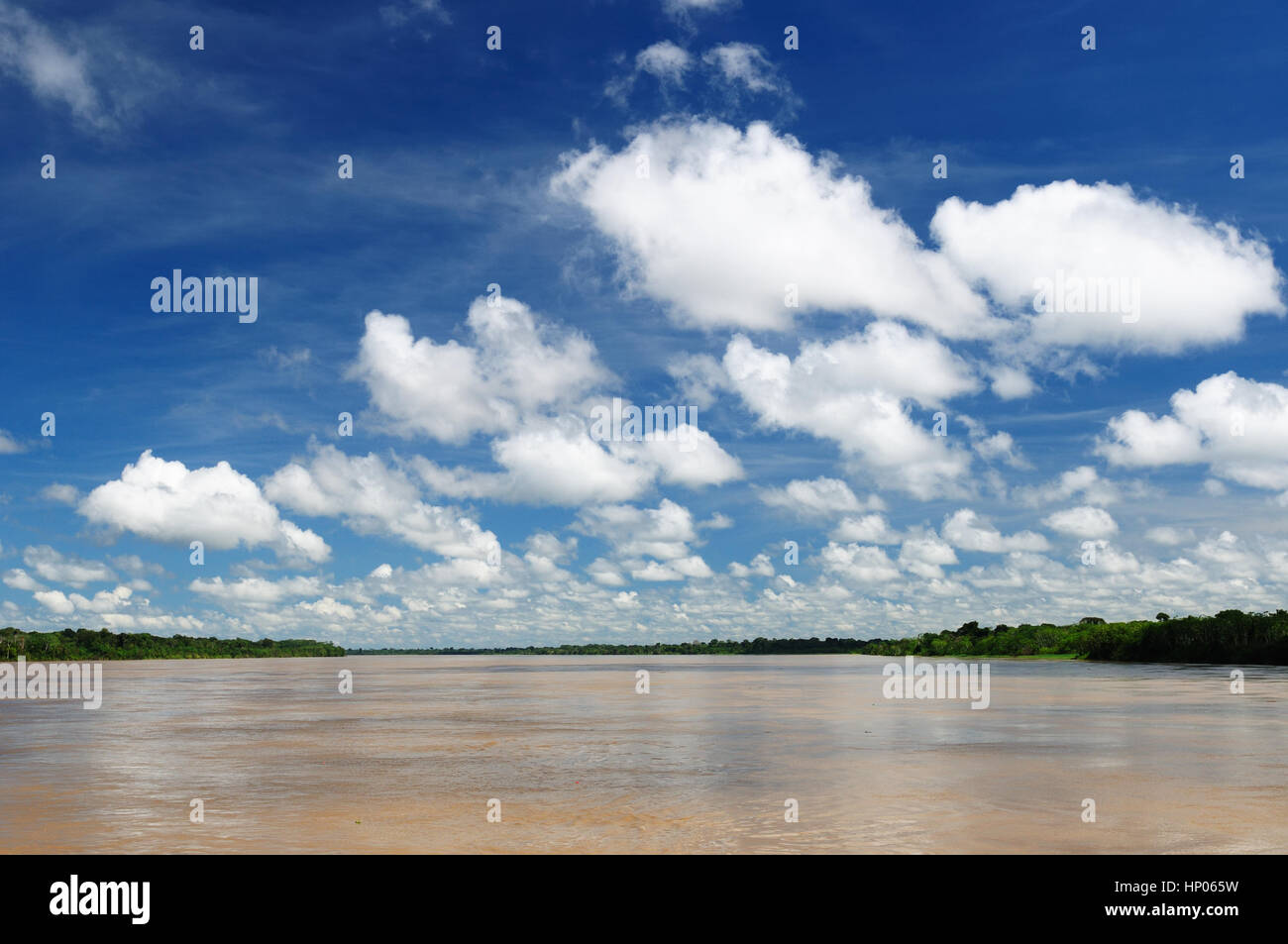 Peru, Peruvian Amazonas landscape. The photo present Maranon river ...